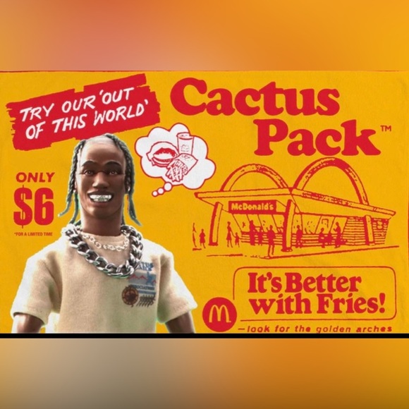 Bedding | Travis Scott Blanket Mcdonalds Cactus Pack | Poshmark